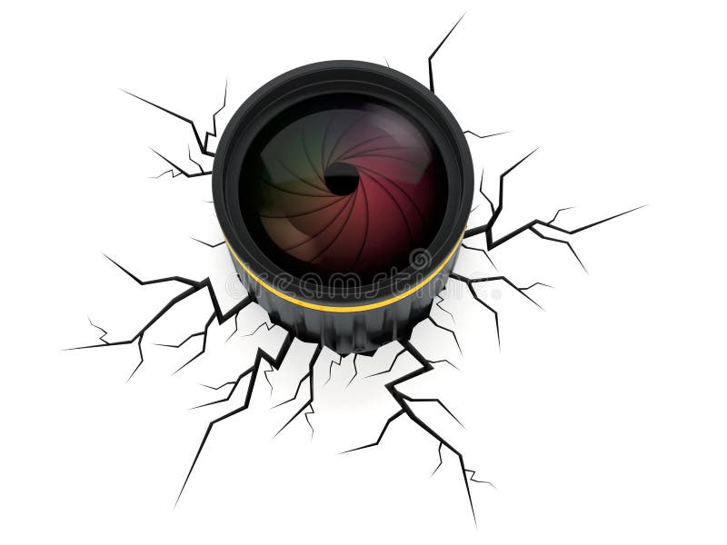 Camera Lens Cracked Stock Illustrations – 77 Camera Lens Cracked Stock ...