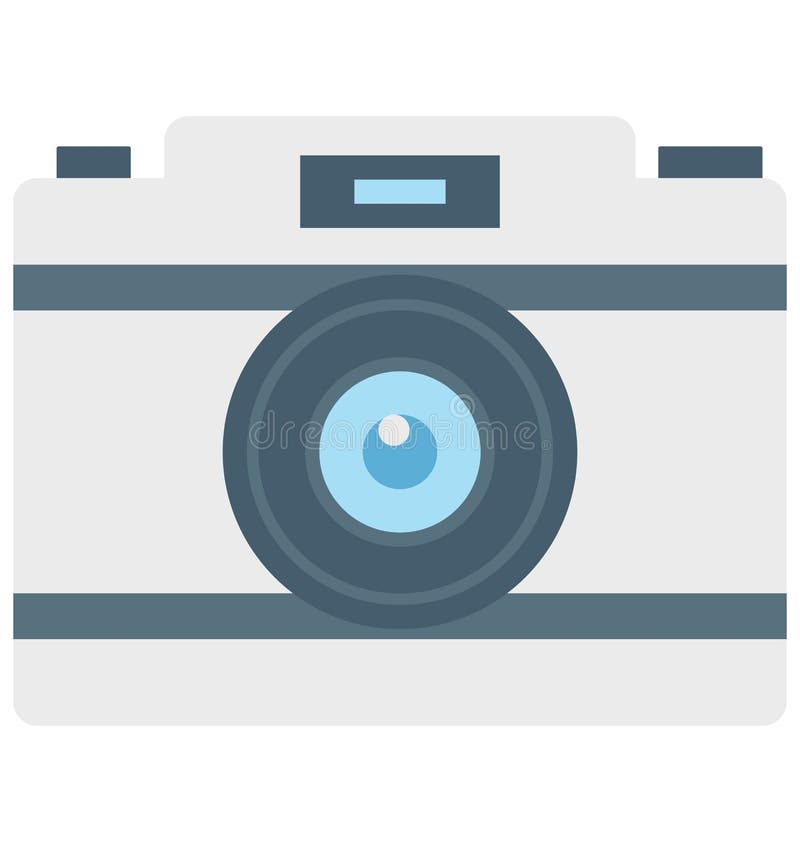Camera Vector Icon Which Can Be Easily Modified or Edit Stock Vector ...