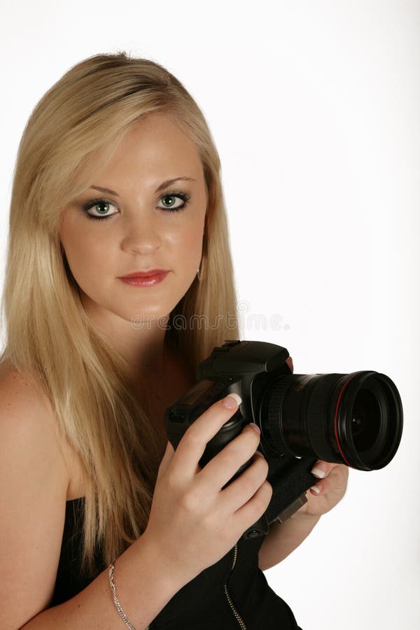 Camera Lady stock photo. Image of photographer, capture - 1897684