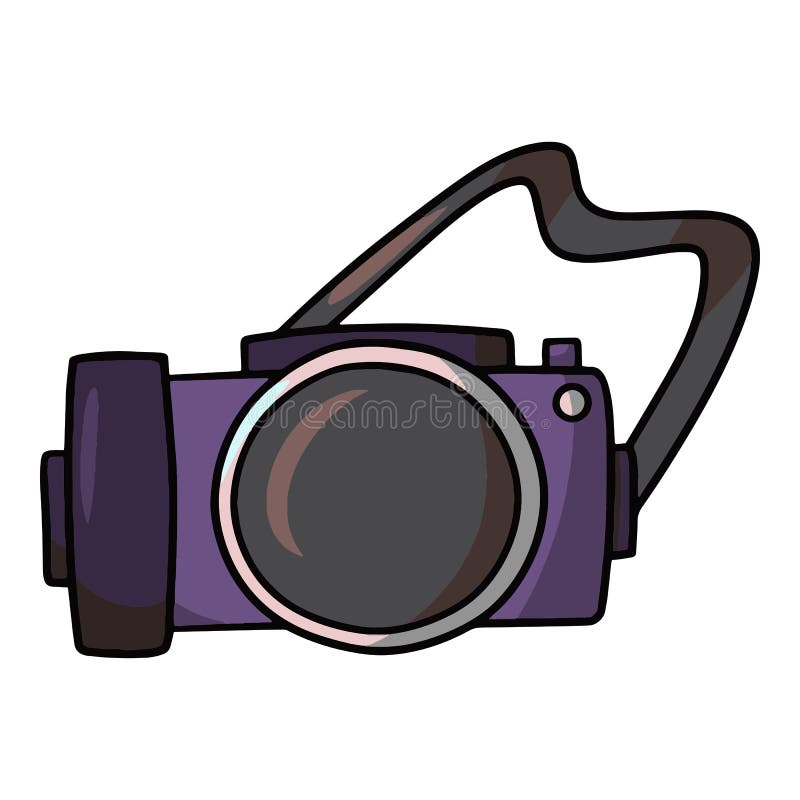 Camera Large Lens Stock Illustrations – 288 Camera Large Lens Stock ...
