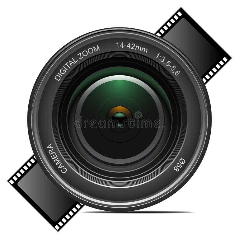 Camera lens stock vector. Illustration of insight, look - 10617228