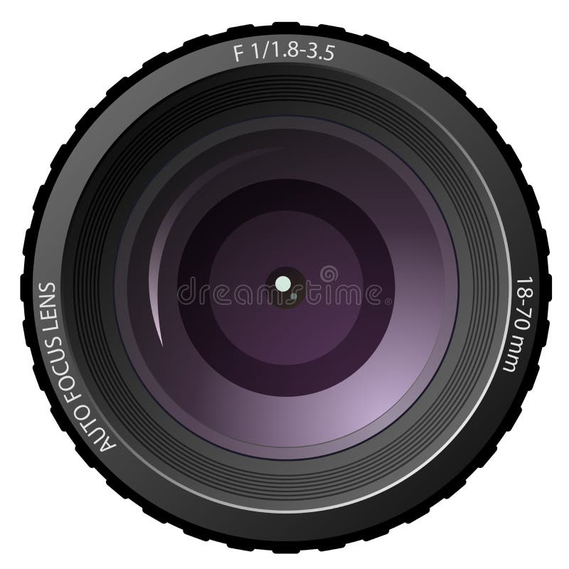 Camera lens stock vector. Illustration of vector, camera - 10029933