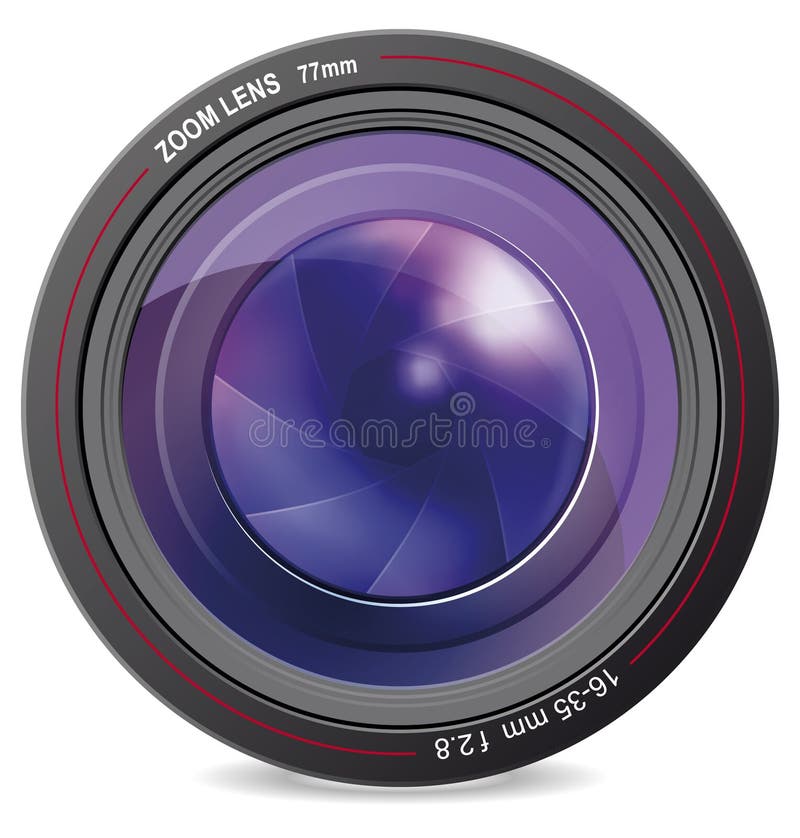 Camera lens stock vector. Illustration of vector, camera - 10029933