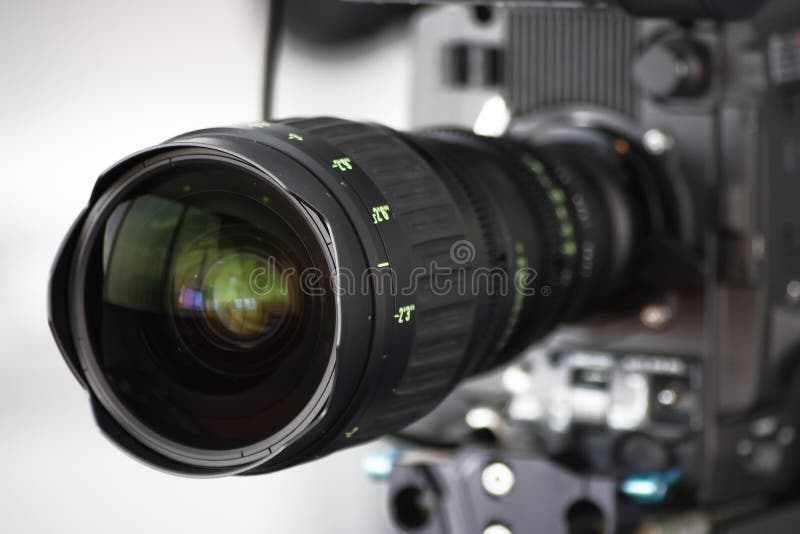 Camera lens stock image. Image of electronics, glass, cinematography ...