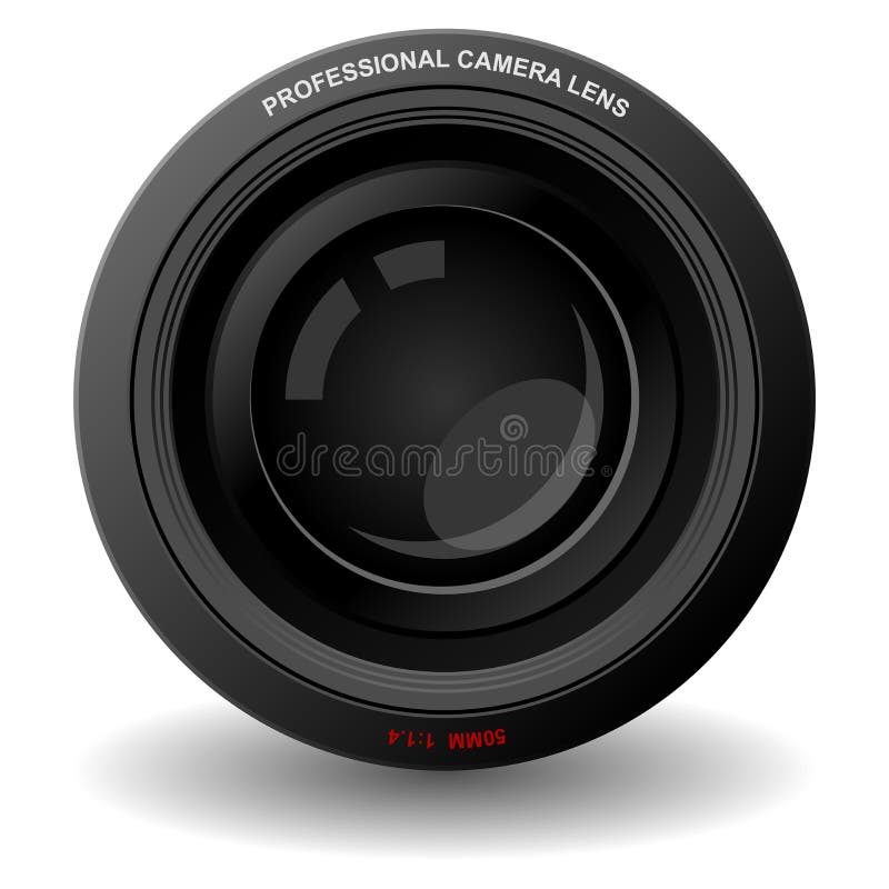 Camera lens stock vector. Illustration of glass, icon - 9138695