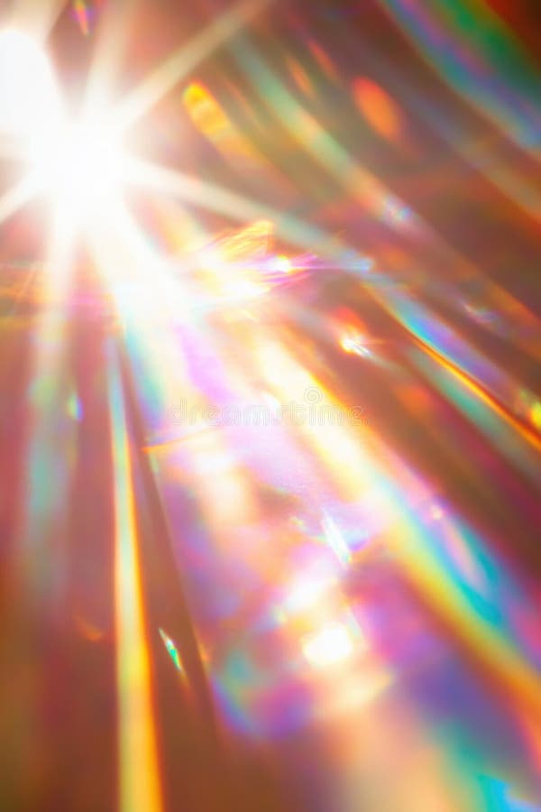 A Camera Lens with a Bright Light Shining through, Ideal for ...