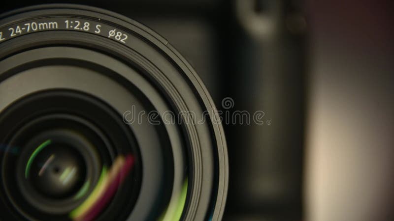 Camera Lens, Close-Up stock footage. Video of physics - 302292720
