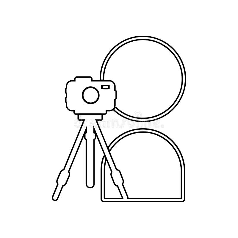 Camera, Lens Filter Icon. Element of Equipment Photography for Mobile ...