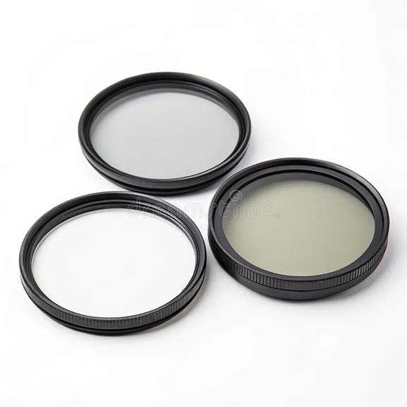 Camera Lens Filter Set UV Polarizer ND Stock Illustration ...
