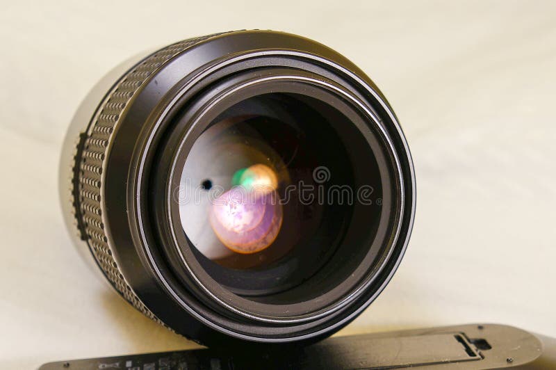 Camera lens stock image. Image of projection, reflection - 36676043