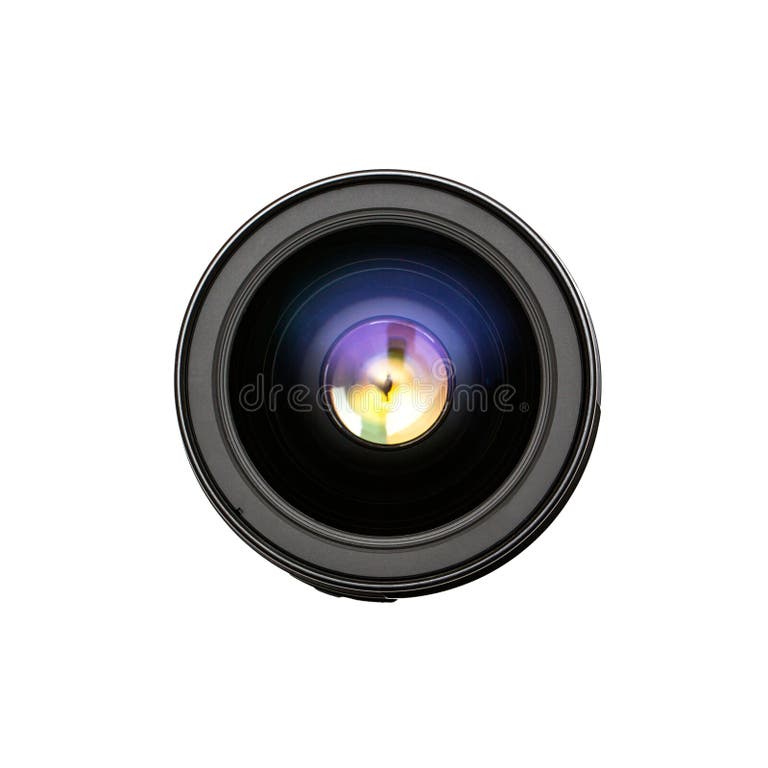 Camera lens front sight. stock photo. Image of photographer - 41902782