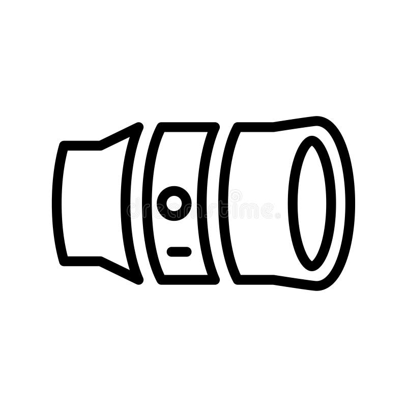 Camera lens icon stock vector. Illustration of icon - 225662628