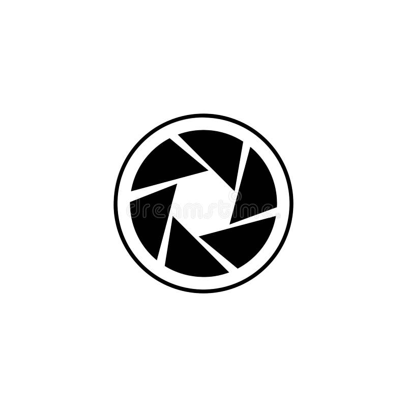 Camera Lens Icon and Symbol Logo Stock Vector - Illustration of ...