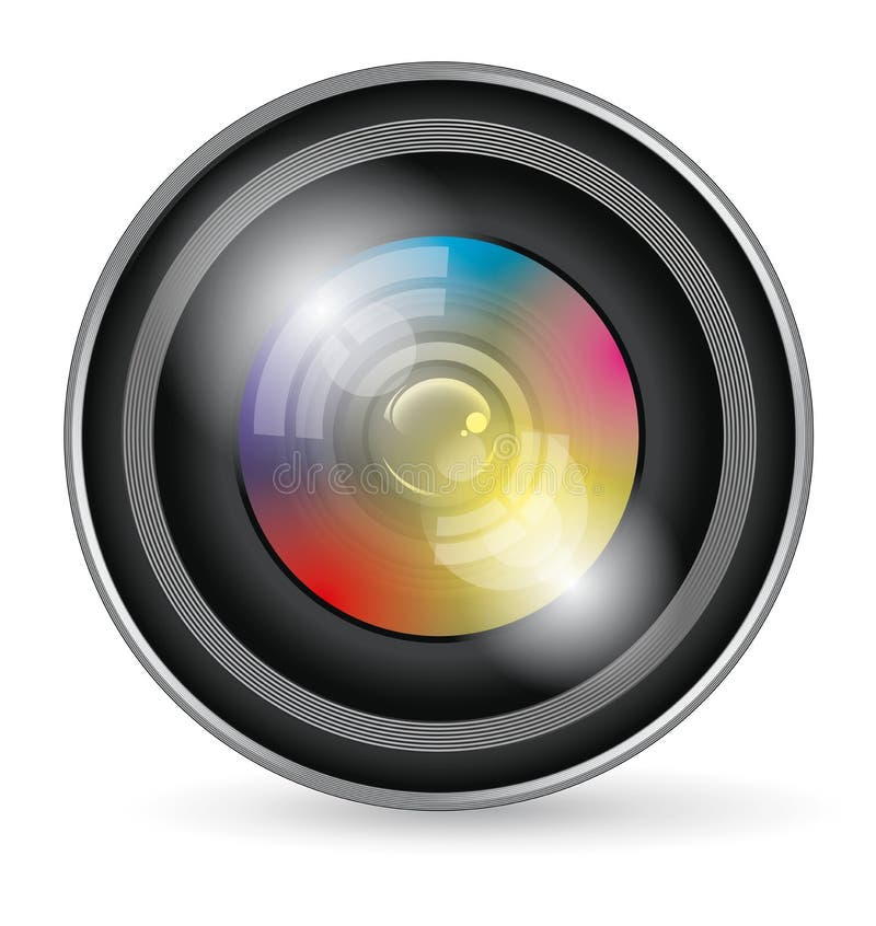 Photo lens stock vector. Illustration of realistic, eyesight - 24729207