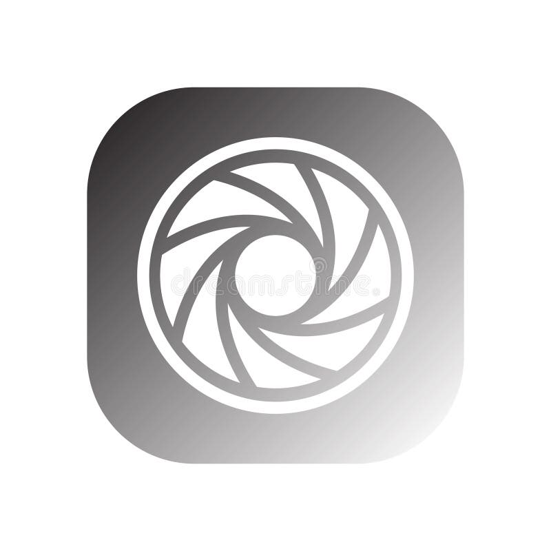 Camera lens icon vector stock vector. Illustration of equipment - 303836492