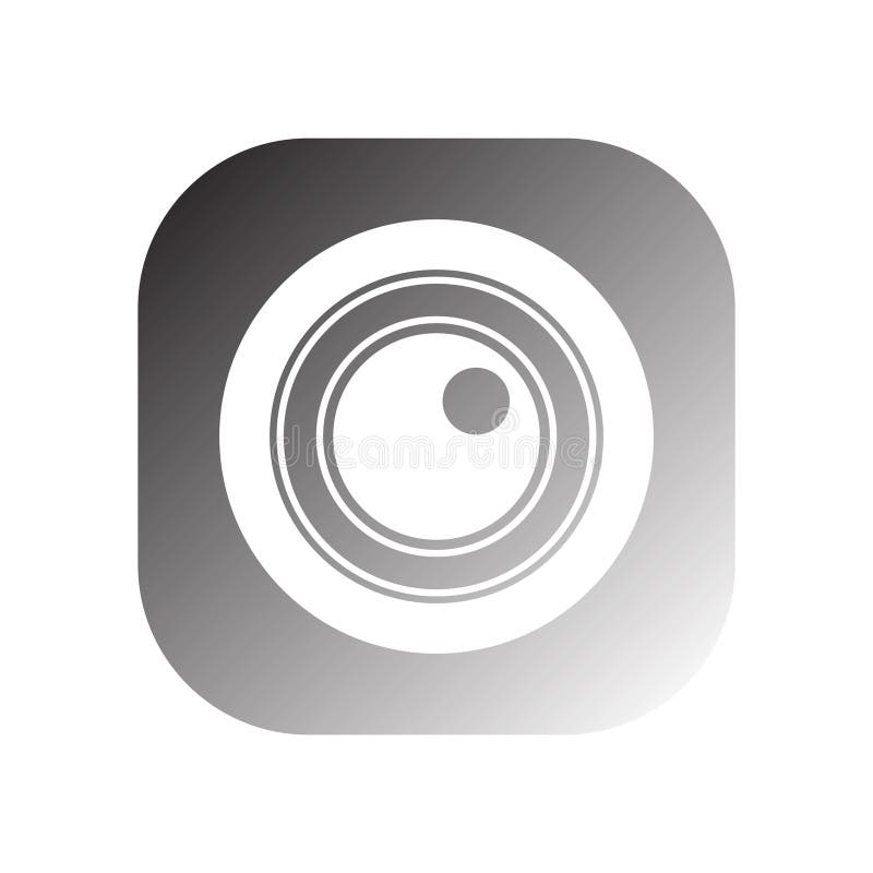 Camera lens icon vector stock vector. Illustration of photographer ...