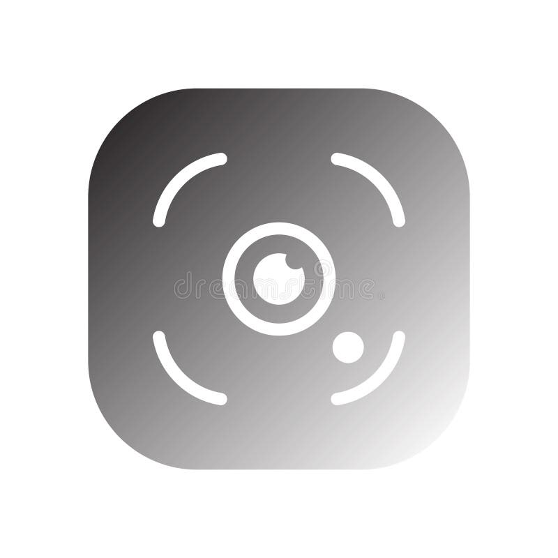 Camera lens icon vector stock vector. Illustration of shot - 303836576