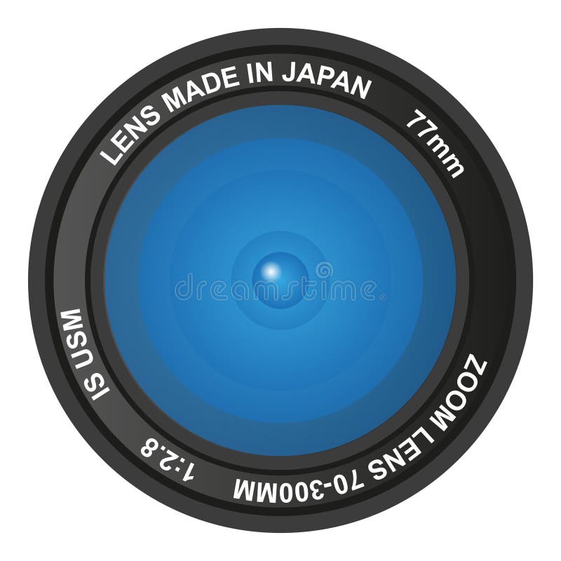 Camera Lens Shutter Icons Set Stock Vector - Illustration of design ...