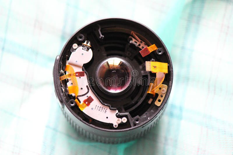 Camera Lens stock photo. Image of parts, camera, maintenance - 93709762