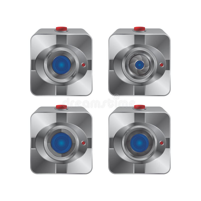 Camera lens interface stock vector. Illustration of interface - 33534422