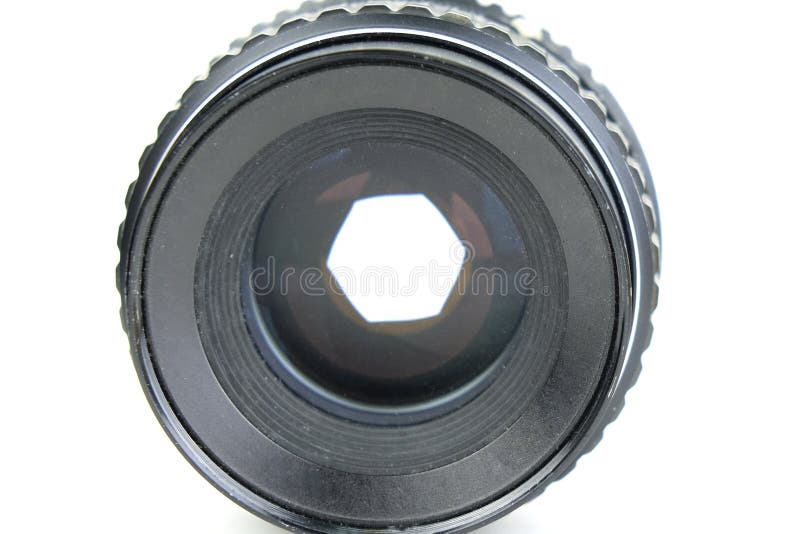 Camera lens isolated stock photo. Image of photographing - 111908380
