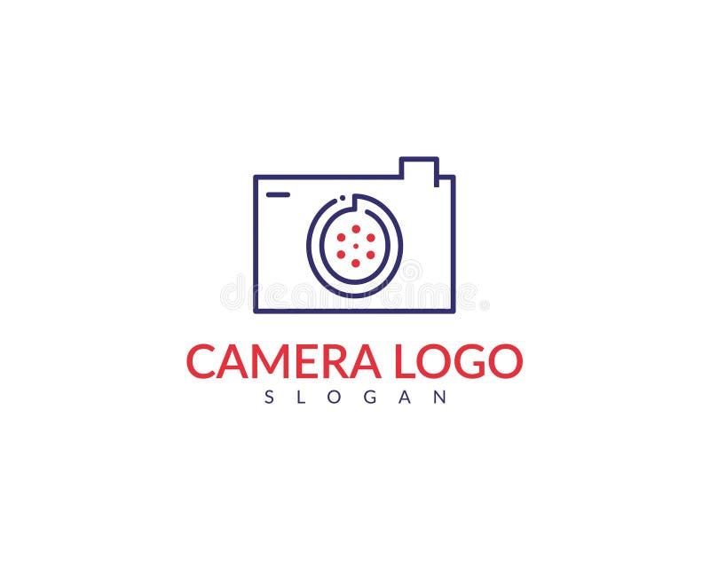 Camera Lens Logo Vector and Editable Stock Vector - Illustration of ...