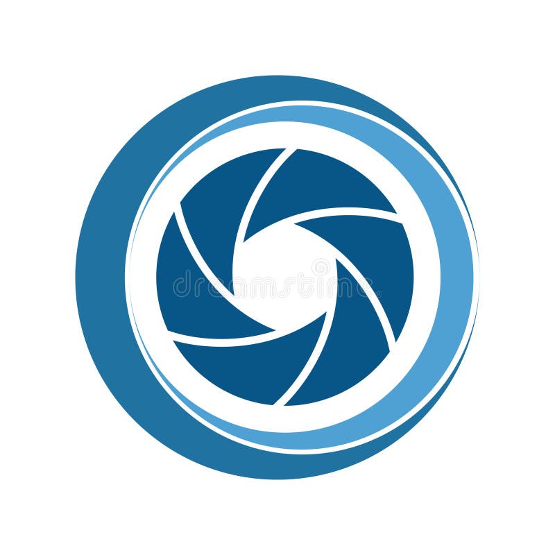Camera Lens Logo Vector on Trendy Design Stock Vector - Illustration of ...