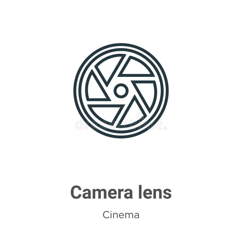 Camera Lens Vector Simple