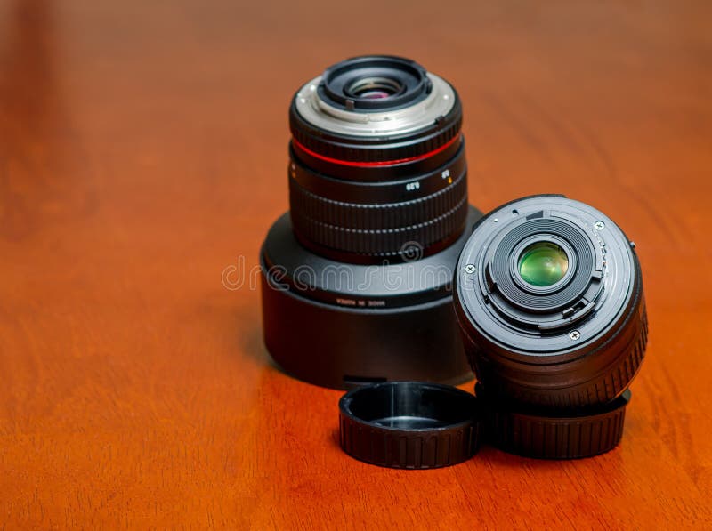 Camera Lens Plastic and Metal Mount Stock Image - Image of quality ...