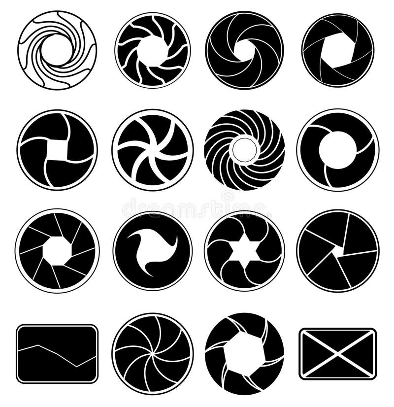 Aperture Shutter stock vector. Illustration of shutter - 16816725