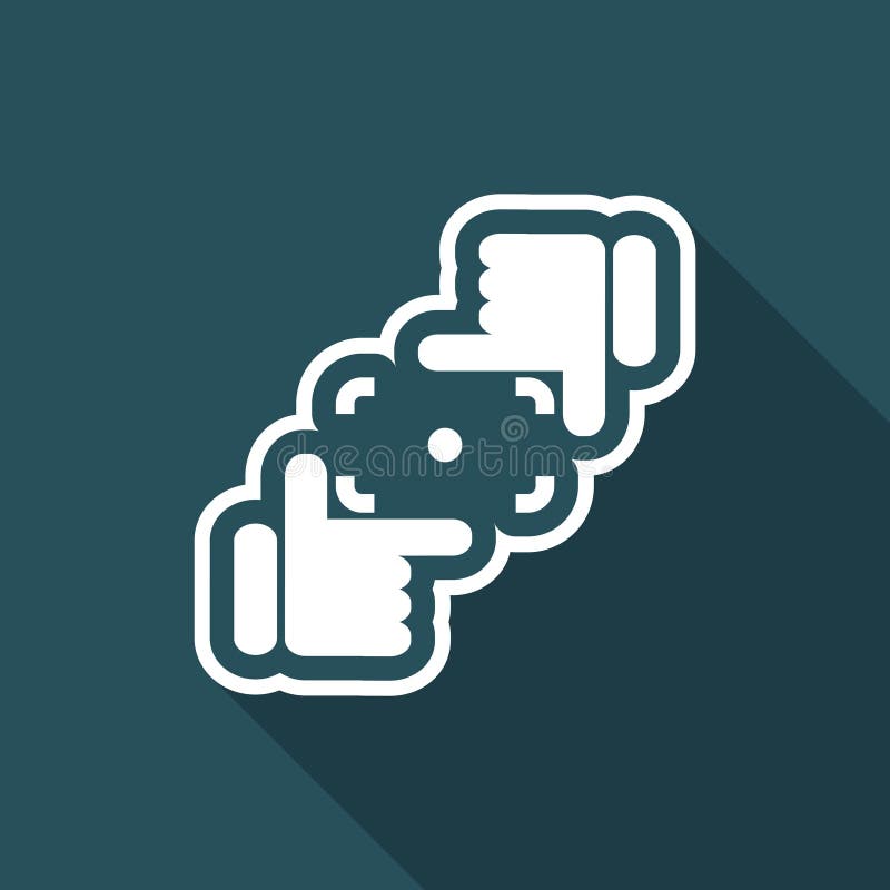 Camera lens simulation stock vector. Illustration of direction - 118520631