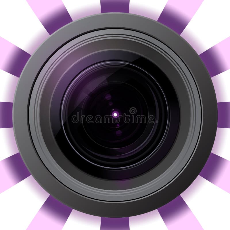 Camera lens icon stock vector. Illustration of focus - 29537152