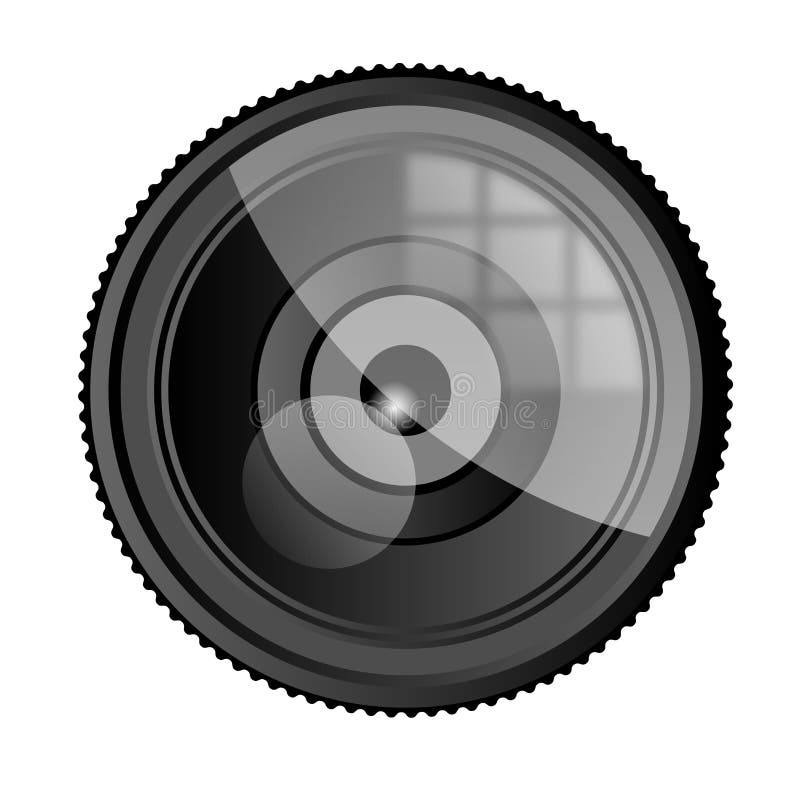 Camera Lense Vector Graphic Illustration Stock Photo - Illustration of ...