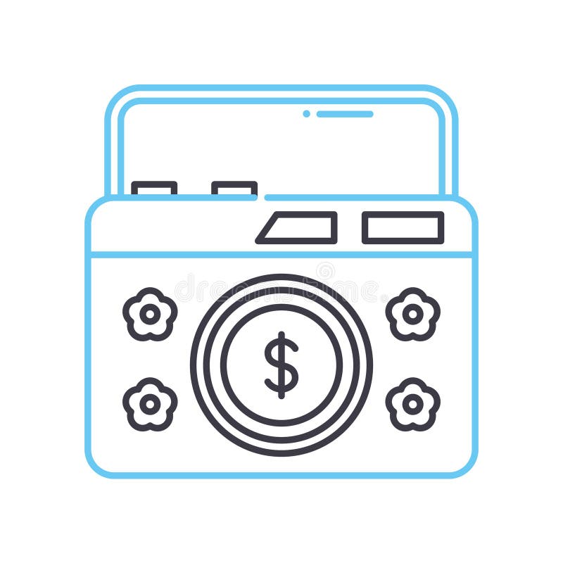 Camera Line Icon, Outline Symbol, Vector Illustration, Concept Sign ...