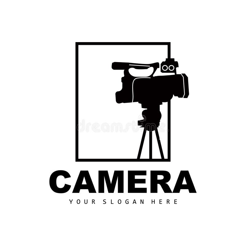 Camera Logo, Cameraman Design, Studio Camera and Photographer Vector ...