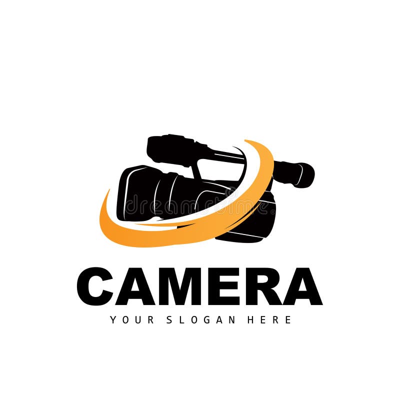 Camera Logo, Cameraman Design, Studio Camera and Photographer Vector ...