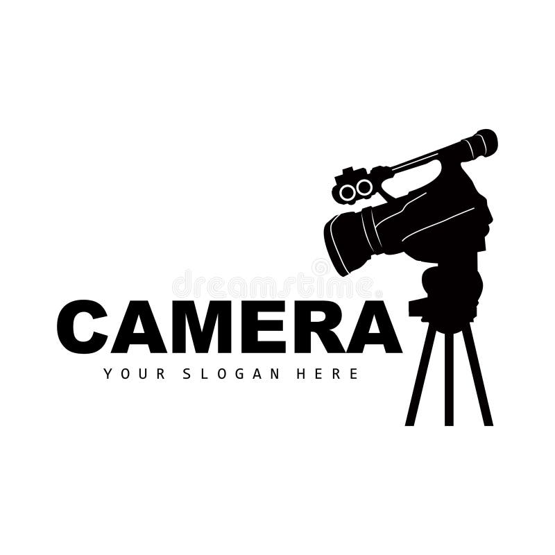 Camera Logo, Cameraman Design, Studio Camera and Photographer Vector ...