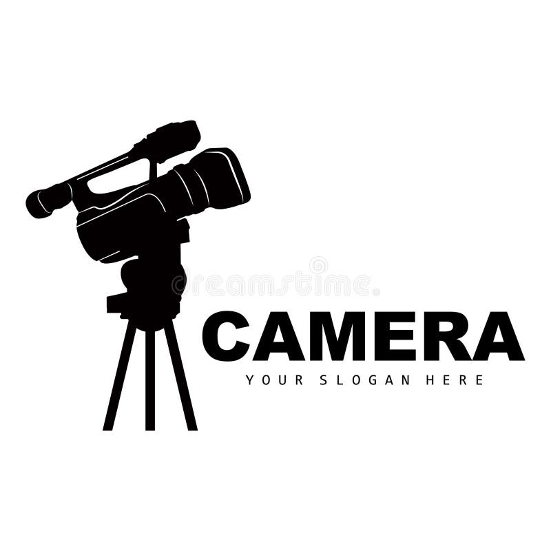 Camera Logo, Cameraman Design, Studio Camera and Photographer Vector ...