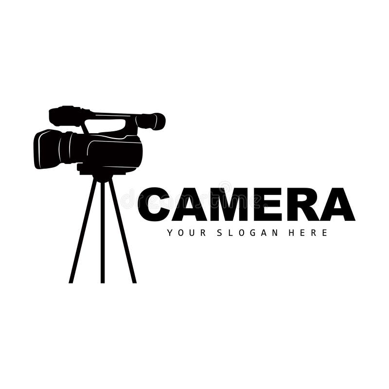 Camera Logo, Cameraman Design, Studio Camera and Photographer Vector ...