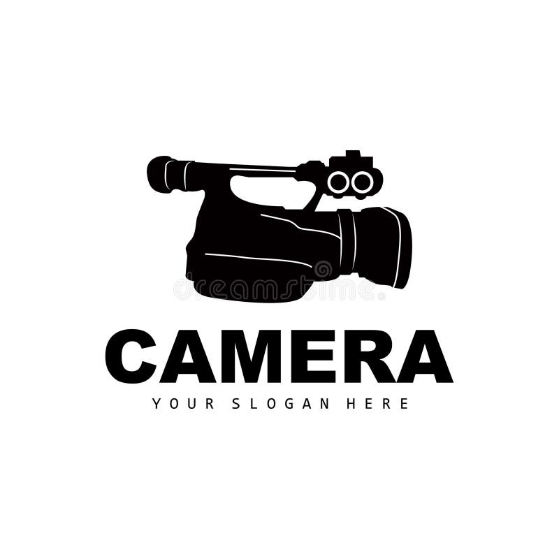 Camera Logo, Cameraman Design, Studio Camera and Photographer Vector ...