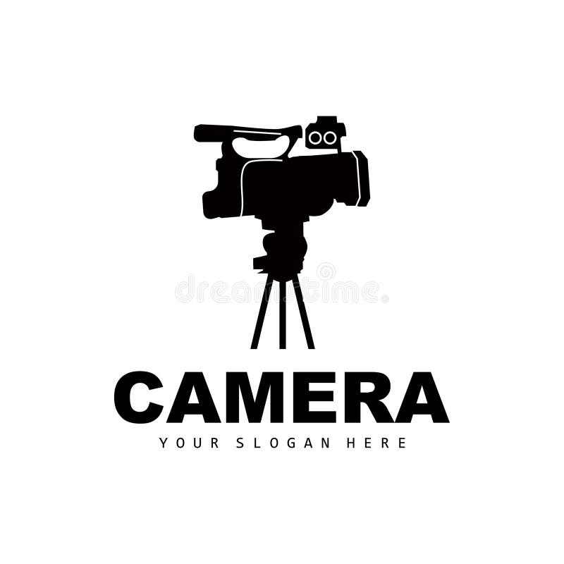 Camera Logo, Cameraman Design, Studio Camera and Photographer Vector ...