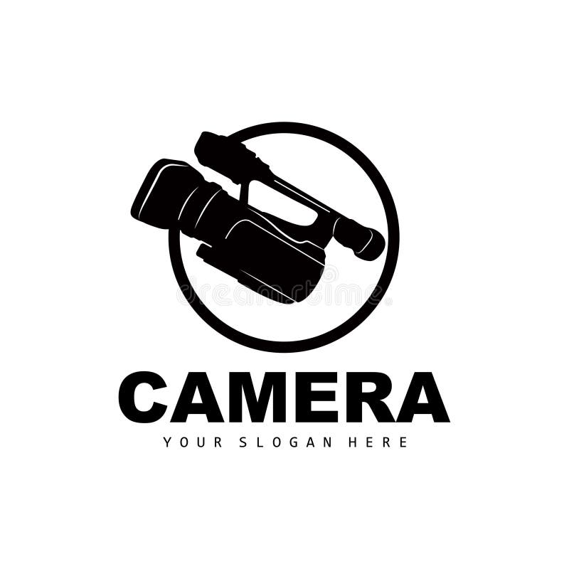 Camera Logo, Cameraman Design, Studio Camera and Photographer Vector ...