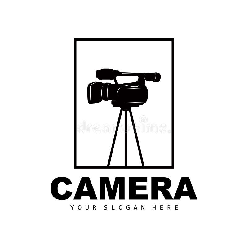 Camera Logo, Cameraman Design, Studio Camera and Photographer Vector ...