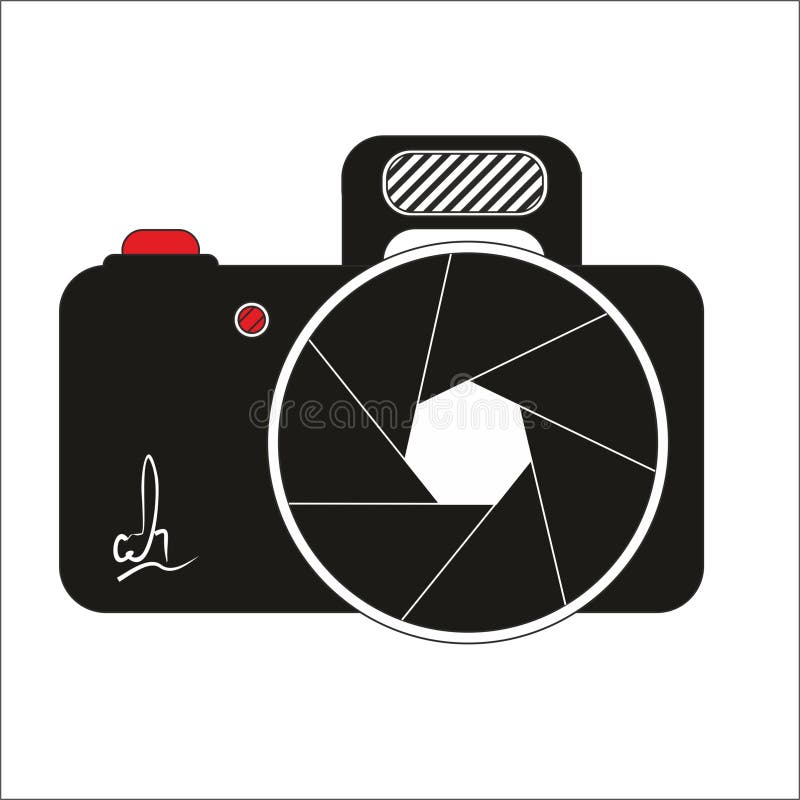 Camera Logo. Corel Draw Vector Graphic Attached Stock Vector ...