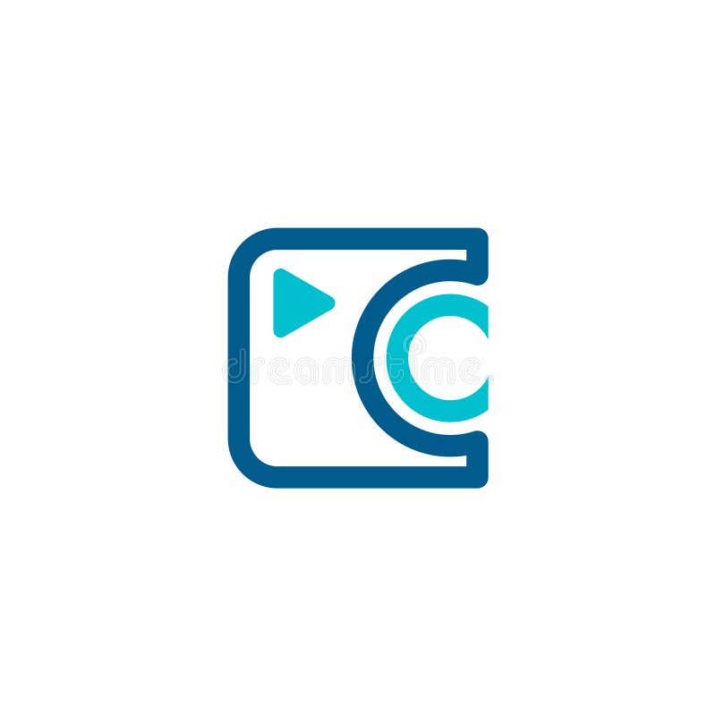 Camera Logo with Letter C on the Lens Stock Vector - Illustration of ...