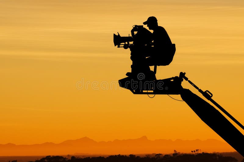 Camera man stock image. Image of movieset, cinematographer - 3172545