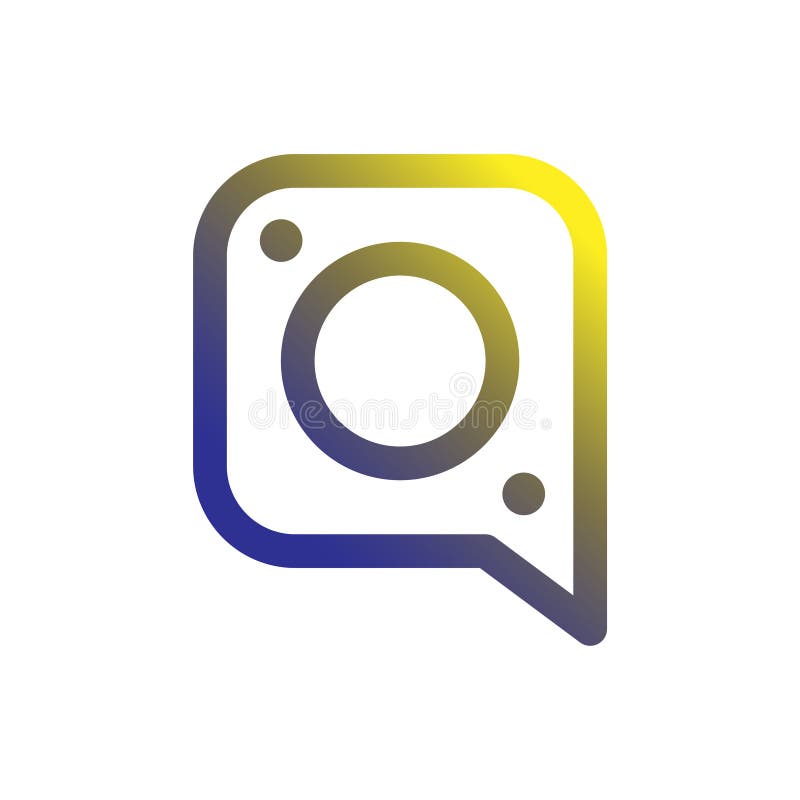 Camera Message or Talk Camera Logo Vector Template Stock Vector ...