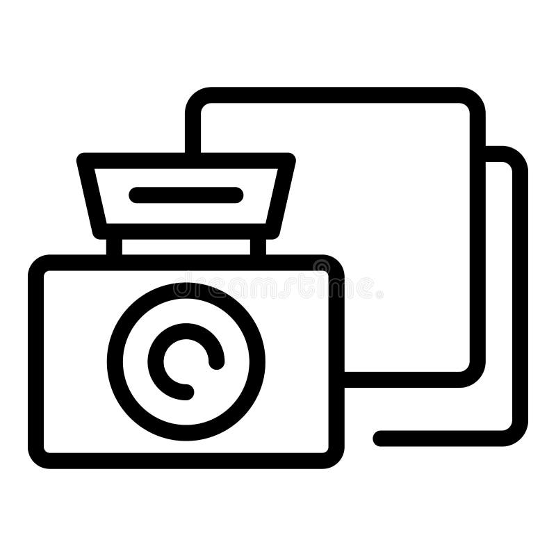 Camera Mobile Icon Outline Vector. Image Zoom Stock Illustration ...