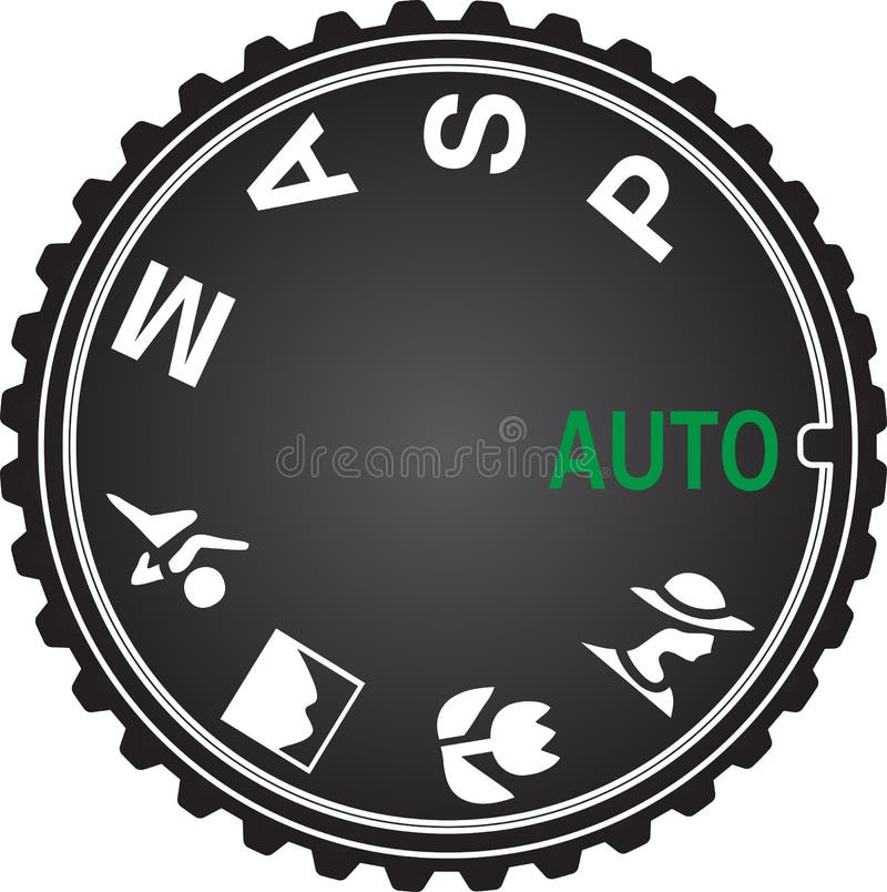 Camera Mode Dial Diagram stock vector. Illustration of film - 20518041