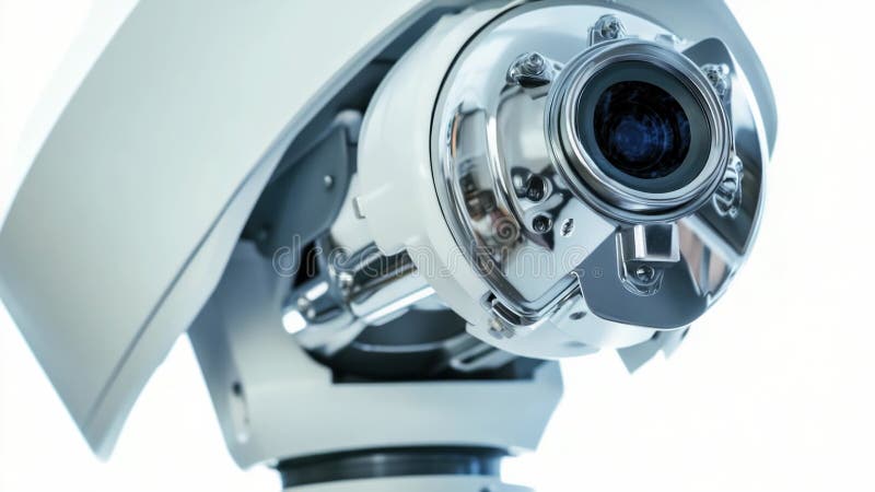 A Camera Mounted on a Pole Capturing a Clear View Stock Video - Video ...